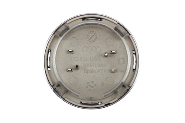 ORIGINAL AUDI GRAU metallic Radzierkappe Felgendeckel Nabendeckel ...