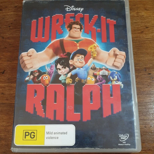 WRECK-IT RALPH DISNEY DVD R4 FREE POST John C. Reilly, Sarah Silverman ...
