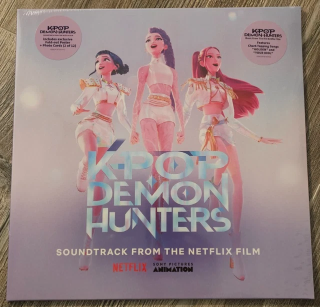 KPOP DEMON HUNTERS Soundtrack from the Netflix Film Exclusive LP Smokey ...