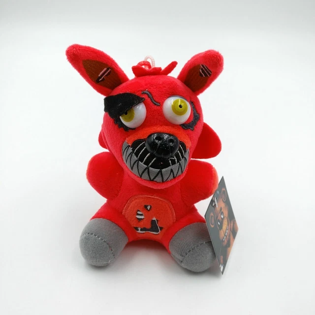 FNAF SANSHEE PLUSHIE Five Nights at Freddy's Toy 4.7" Plush Red Foxy ...