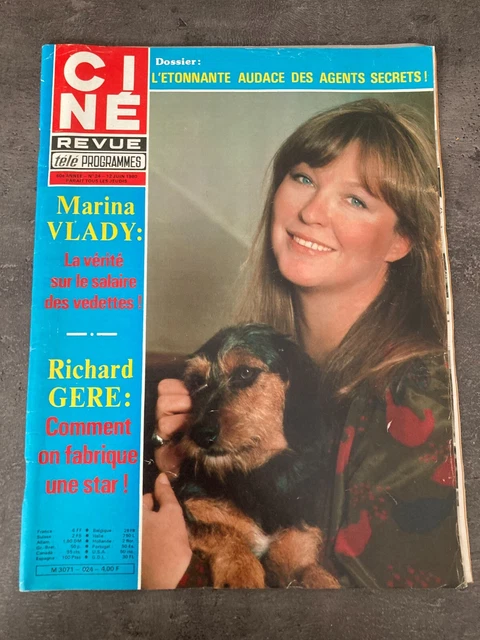 CINE REVUE N°24 12/6/1980 Marina Vlady Richard Gere Catherine Deneuve I8 EUR 4,00 - PicClick FR