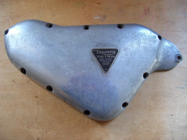 TRIUMPH PRE UNIT 3T 350 Twin Timing Cover Shop Soiled New Old Stock £99 ...