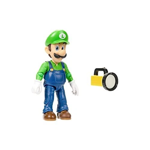 SUPER MARIO BROS. Película Luigi Figura de Acción Juguete 13.5cm TSM-02 ...