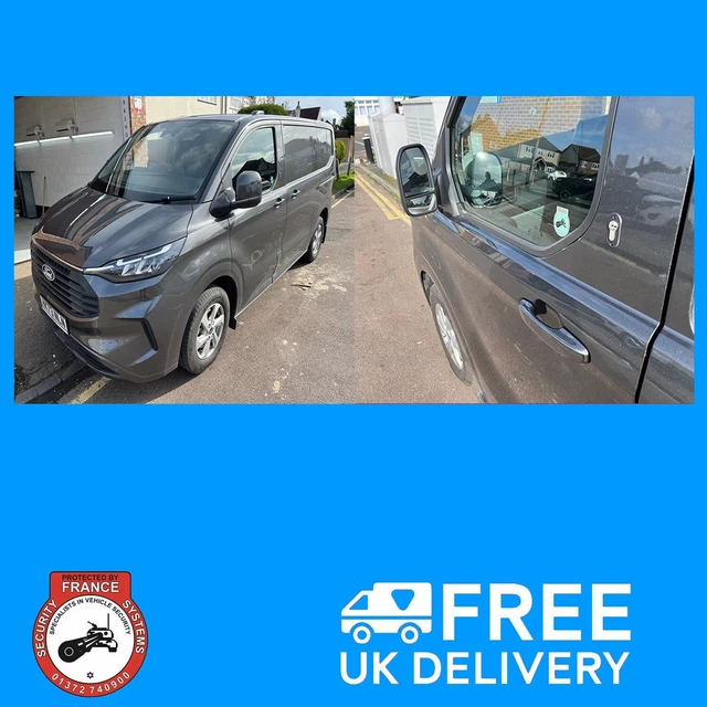 FORD TRANSIT CUSTOM 2024+ Front Doors Van Deadlock Security Kit £179.95 ...