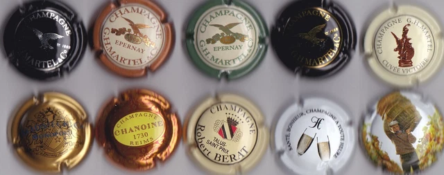LOT N° 12 de 10 muselets de champagne - EUR 2,90 - PicClick FR