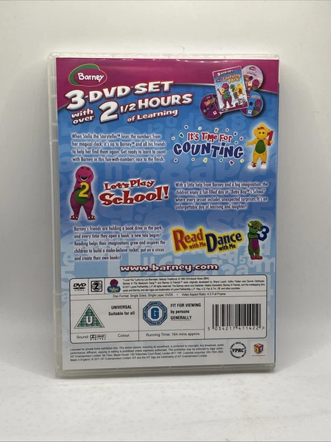 BARNEY: LEARNING PACK DVD (2011) cert U 3 Disc R2 UK £4.00 - PicClick UK