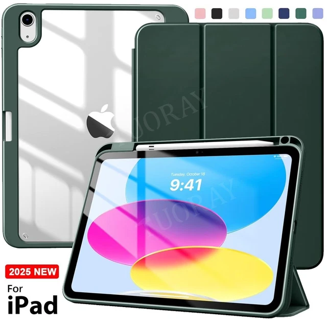 FOR IPAD 11TH Generation 11" inch A16 2025 Smart Case Acrylic Clear ...