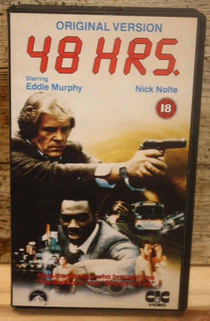 1985 CIC VHS Video 48 HRS Original Full Length Version EDDIE MURPHY ...