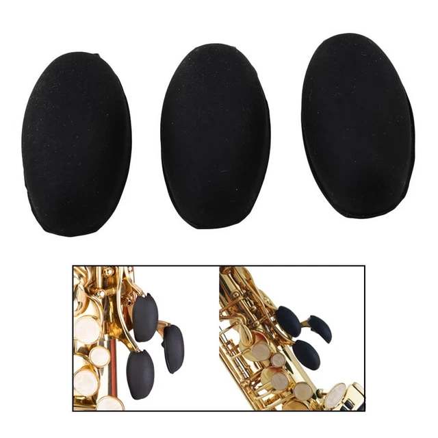 NON TOXIC RUBBER Thumb Rest for Soprano/For Alto/Tenor Saxophone Set of ...