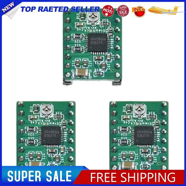 A4988 STEP MOTOR Extension Module with Heat Sink for 3D Printer (A4988 ...