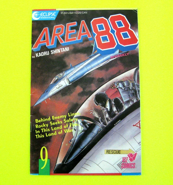 AREA 88 KAORU Shintani Issue #9 (Eclipse International) Manga Novel ...