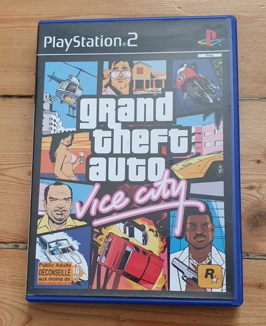 GRAND THEFT AUTO Vice City GTA Sony Playstation 2 PS2 PAL FR EUR 10,00 ...