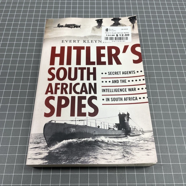 ORIGINAL WAR MILITARY Book Paperback Hitlers South African Spies ...