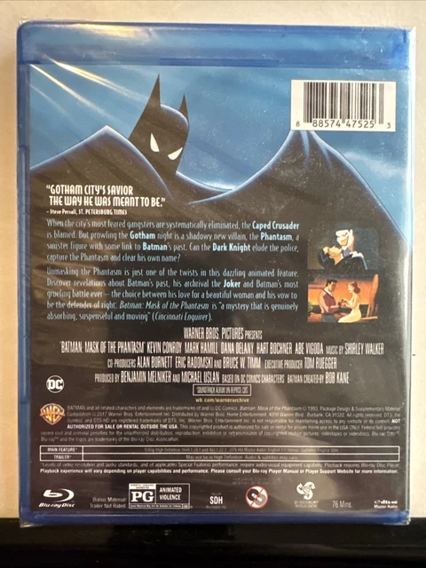 BATMAN: MASK OF the Phantasm (Blu-ray) Dana Delany Kevin Conroy Rare ...