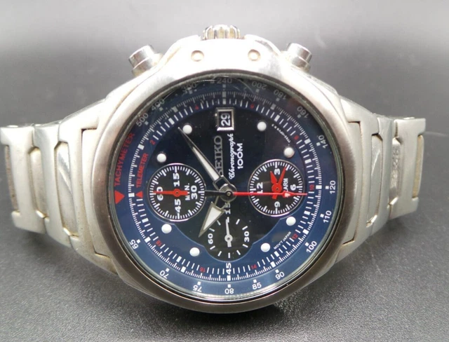 OROLOGIO SEIKO 7T62-0ET0 Criteria Cronografo Quarzo Da Uomo WR100M ...
