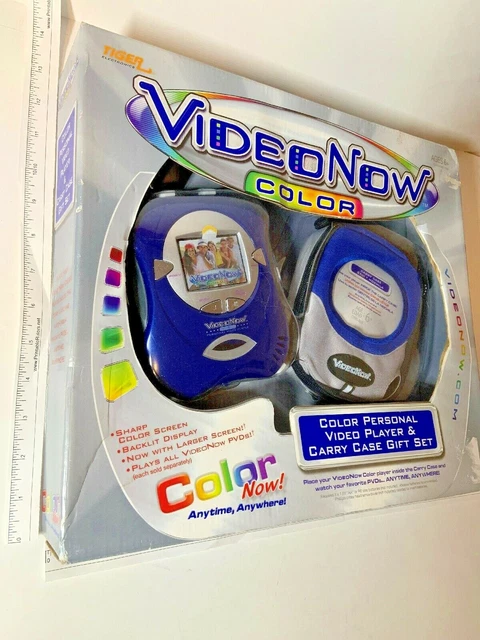 BLUE VIDEO NOW Color Personal Video Player & Carry Case Gift Set NIB ...