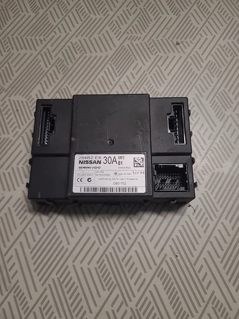NISSAN NAVARA D40 Pathfinder R51 Bcm Body Control Module 284B2 Eb 30A ...
