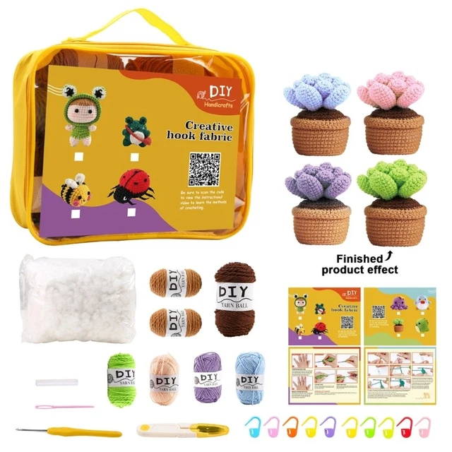 CUTE WOOLEN KEYCHAINS with this Beginner s Knitting Set - Fun and Easy ...