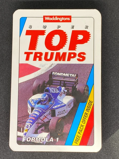 FORMULA 1 VINTAGE Top Trumps Pick Your Own Trump F1 Racing Trading Card ...