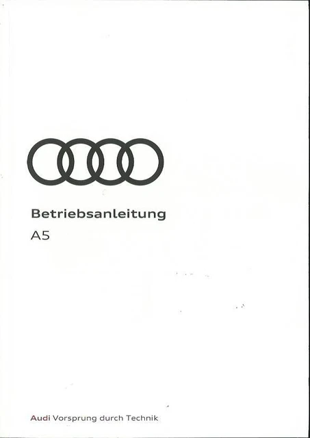 Audi A5 Handbuch Pdf