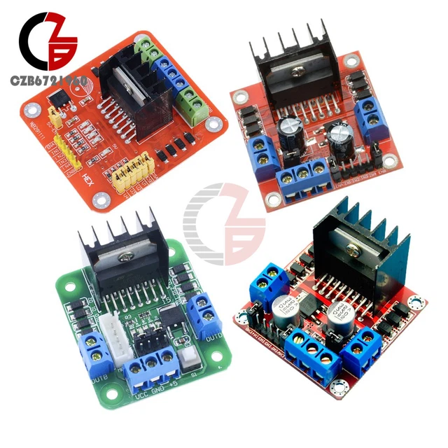 L298n Dc Motor Driver Module Dual H Bridge Dc Stepper Motor For Arduino