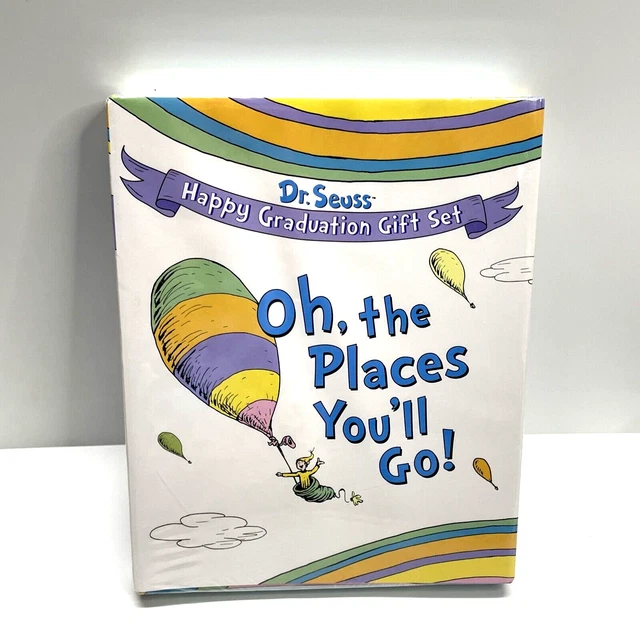 DR. SEUSS OH The Places You'll Go Happy Graduation Gift Set New Factory ...