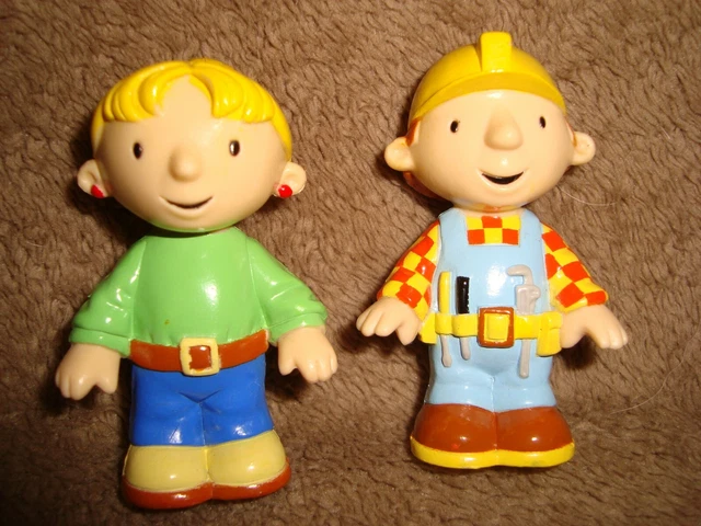 BOB THE BUILDER & Wendy Plastic Figures Lot 2 Pcs 2.75" tall $19.99 ...
