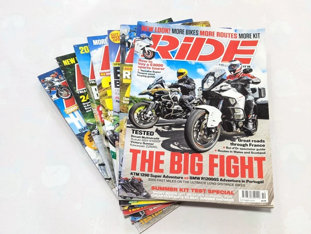 RIDE MAGAZINE BUNDLE - Set of 7 - 2015 £9.99 - PicClick UK
