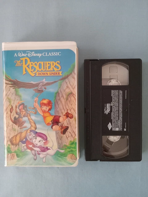 WALT DISNEY'S CLASSIC The Rescuers Down Under (VHS, Black Diamond ...