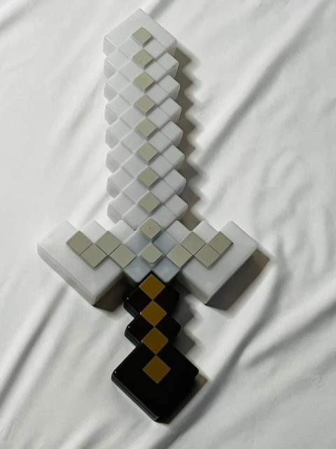 MINECRAFT LIGHT-UP ADVENTURE Sword w/ Sound Effects Mattel 2017 -Works ...