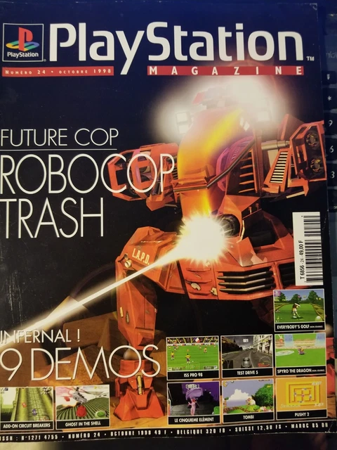 PLAYSTATION MAGAZINE N°24 - FUTURE COP - MEDIEVIL - TOMB RAIDER 3 - ODT ...