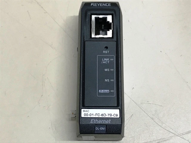 KEYENCE DL-EN1 , Ethernet TCP/IP Compatible Network Unit MAC 00-01-FC-6D-7B-C9 £153.83 - PicClick UK