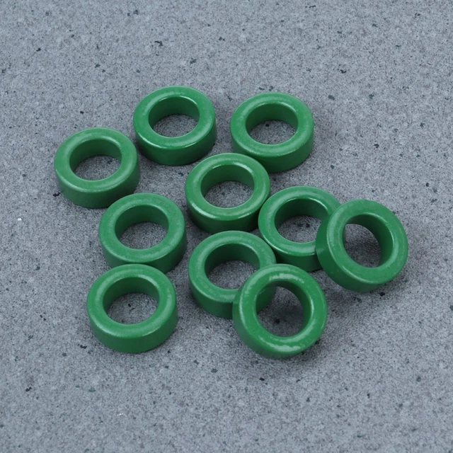10 PCS POWER Ferrite Toroid Cores 22mm x 14mm x 8mm Ferrite Core $15.60 ...