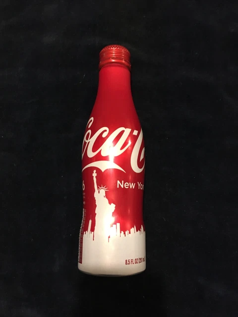 COCA COLA 2016 Centennial Statue of Liberty aluminium bottle, unopened ...