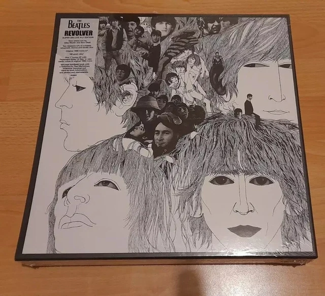 THE BEATLES REVOLVER Super Deluxe Vinyl Box Set 4LP + 7" Book Sealed ...