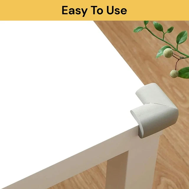 BABY SAFETY TABLE Cushion Corner Protectors Desk Edge Guard Strip Set ...