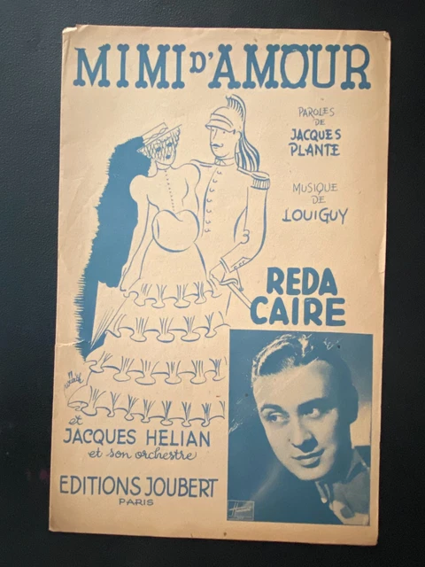 PARTIZIONE PICCOLO FORMATO " Mimi D'Amour Reda Cairo Jacques Helian ...