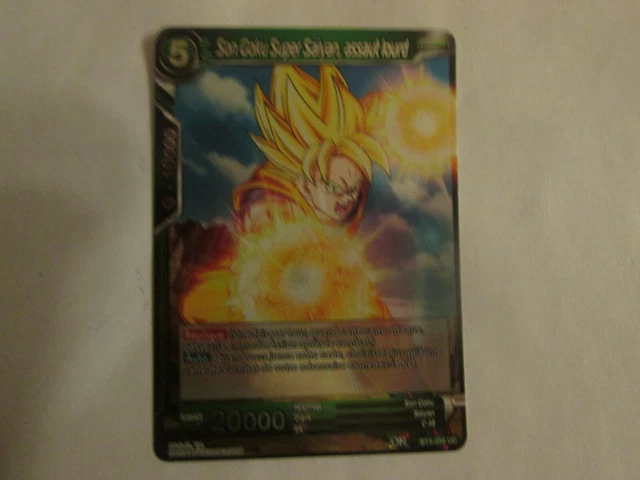 CARTE DRAGON BALL super brillante son goku super saiyen assaut lourd bt3-058 uc EUR 2,00 ...