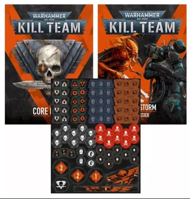 KILL TEAM HIVESTORM Core Rules Books/Op Cards And Counters Warhammer ...