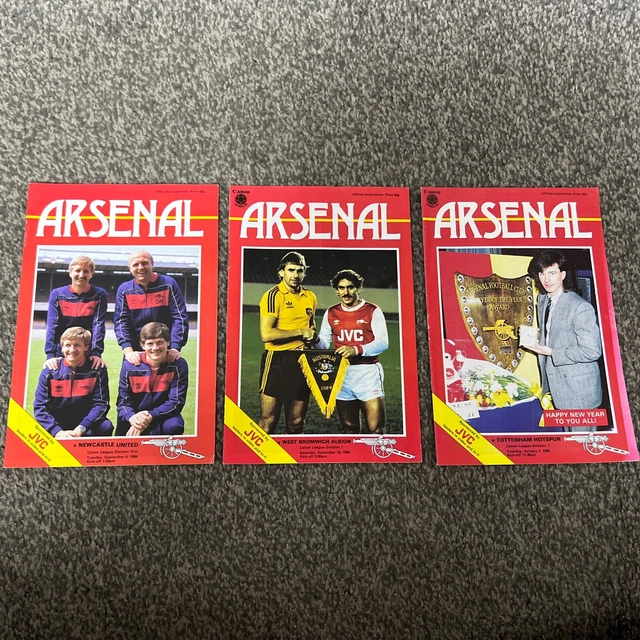 ARSENAL PROGRAMMES 1984 - 1985 Season £4.00 - PicClick UK