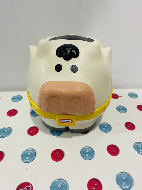 LITTLE TIKES FARM Nesting Animals Stacking Cow Chicken Pig Mouse Vtg ...