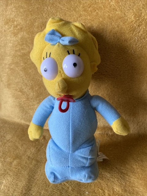 THE SIMPSONS PLUSH Soft Toy Maggie Baby Dummy 8 Inch Collectable Bart’s ...