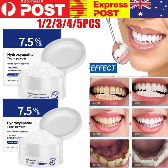 7.5% HYDROXYAPATITE TOOTH Powder 2025 Microcrystalline Hydroxyapatite ...