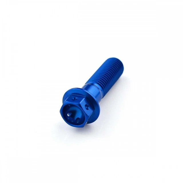 ALUMINIUM RACE FLANGED Hex Head Bolts M10 x 1.25mm x 35mm Blue £5.44 - PicClick UK