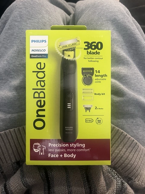 PHILIPS NORELCO ONEBLADE Pro 360 Face + Body Electric Trimmer/Shaver ...