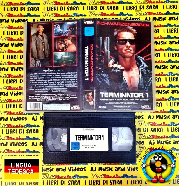 VHS FILM TERMINATOR 1 1984 Arnold Schwarzenegger James Cameron 2260 ...