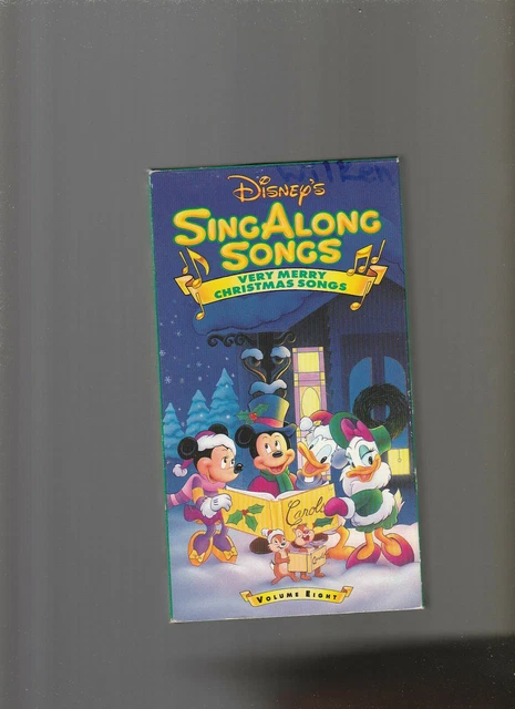 DISNEYS SING ALONG Songs - Very Merry Christmas Songs (VHS, 1997) £2.20 ...