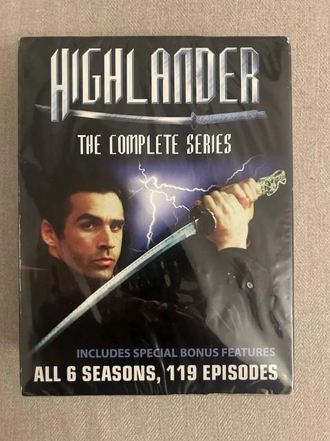 HIGHLANDER: THE COMPLETE TV Series DVD Box Set Region 1 US Import. NEW ...