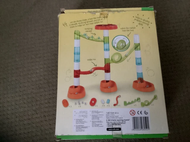 BOXED ELC MARBLE Madness. Complete 30 pieces Building Construction ...