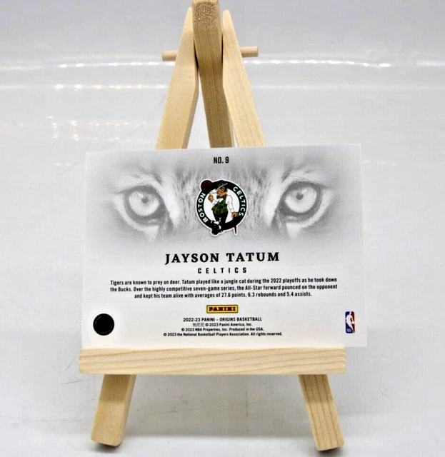 2022-23 PANINI ORIGINS Jayson Tatum Tiger Eyes SSP Case Hit ULTRA RARE ...